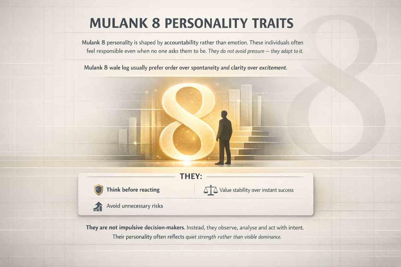 Mulank 8 in Numerology: Personality & Career